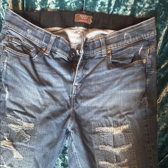 torrid | Jeans | Torrid Blue Distressed Denim Jeans | Poshmark